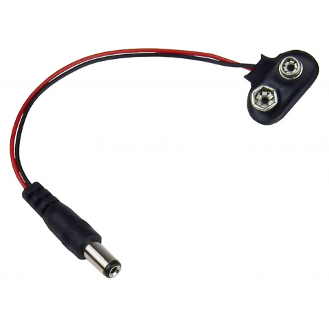 2.1MM ID COAX PLUG WITH 9V BATTERY SNAP – Aretronics