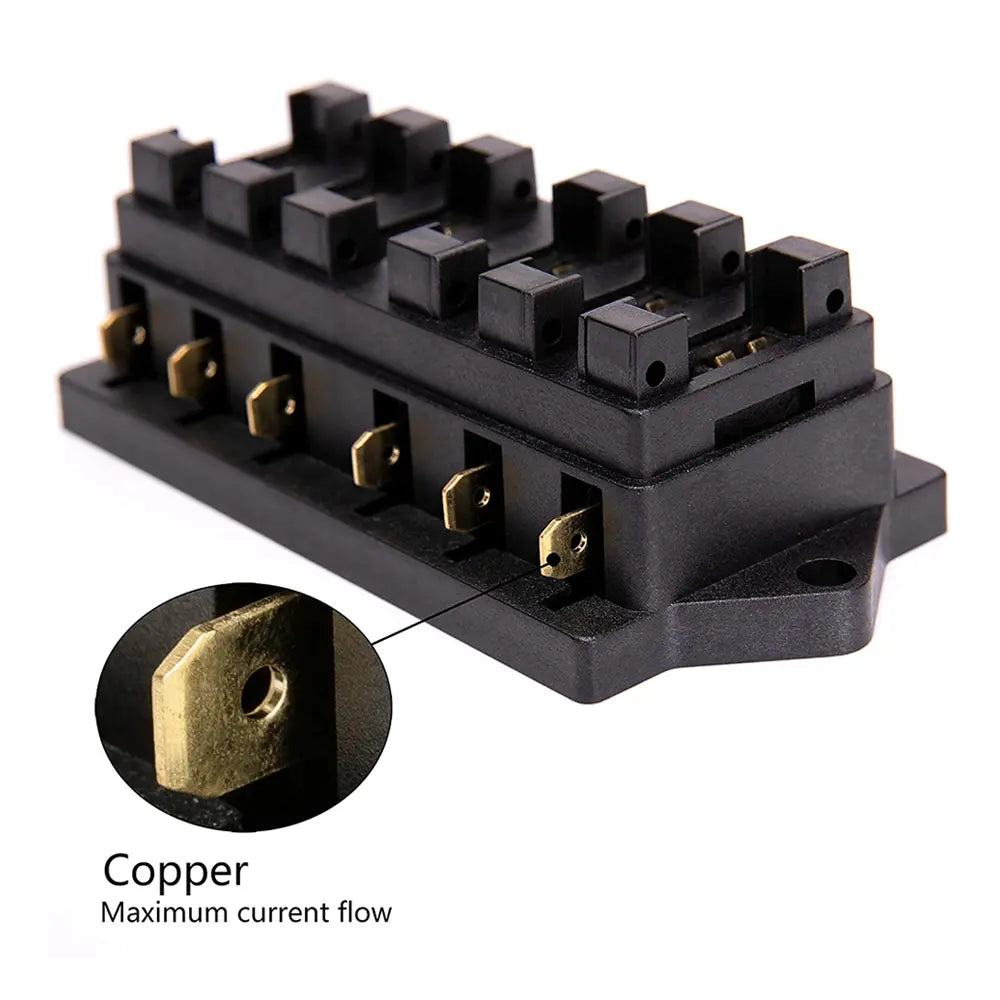 6-CIRCUIT ATO/ATC FUSE BLOCK – Aretronics