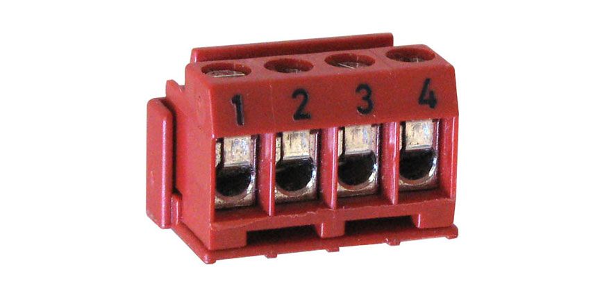 4-POSITION PLUGGABLE TERMINAL STRIP AND HEADER – Aretronics