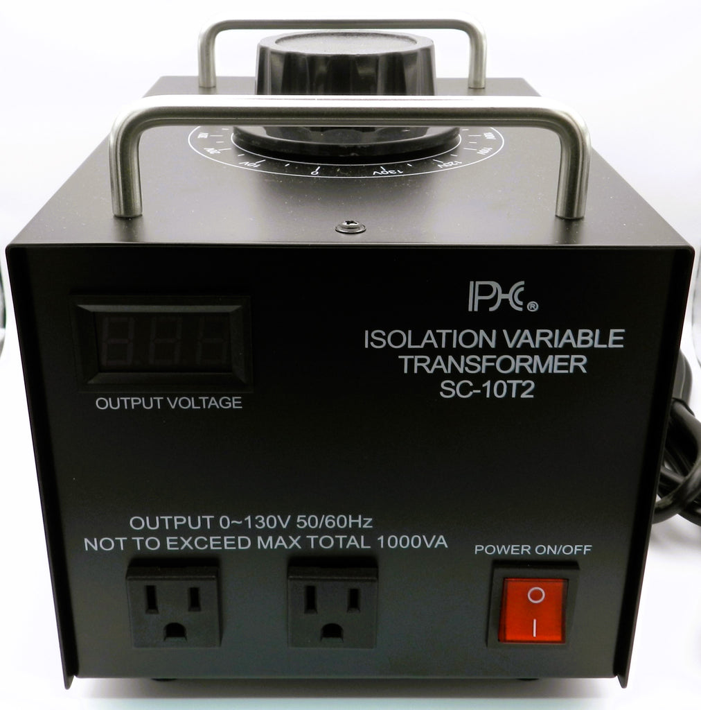 10 AMP VARIABLE TRANSFORMER W/ ISOLATED OUTPUT – Aretronics