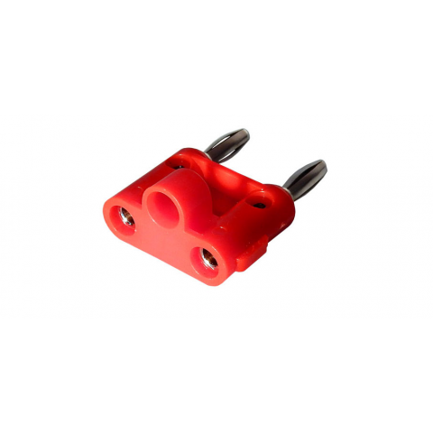 DUAL STACKING BANANA PLUG, RED – Aretronics