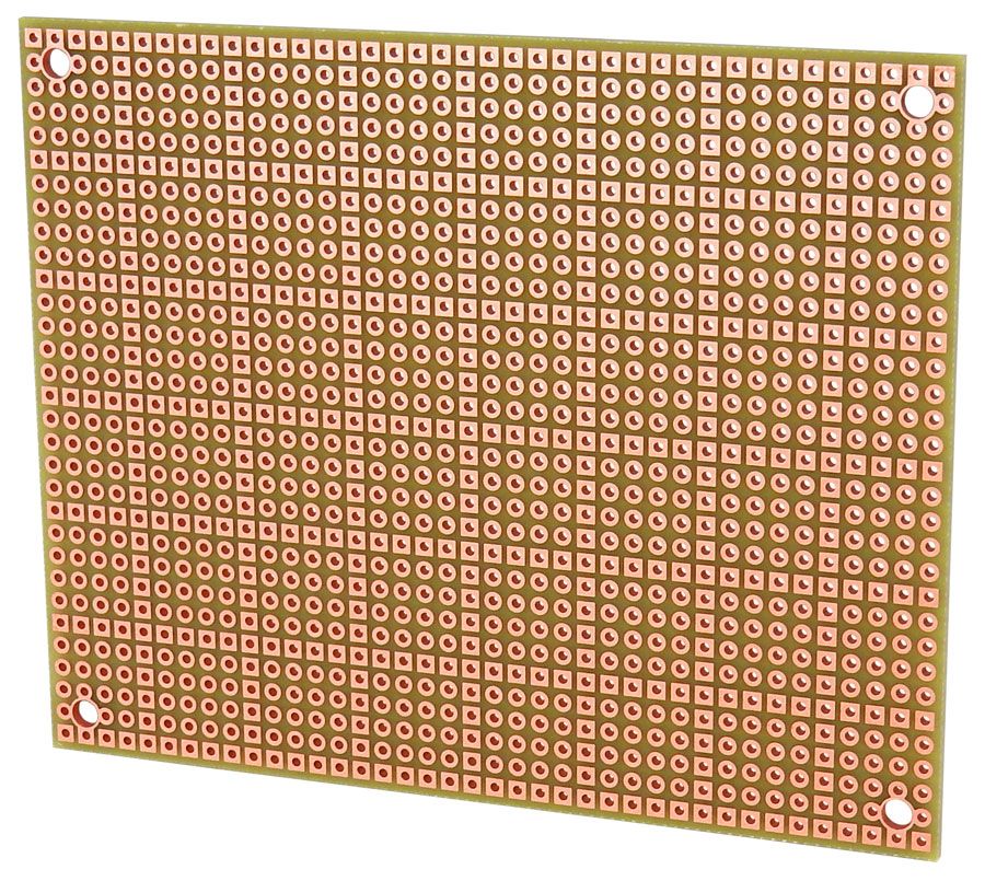 80 X 100MM SINGLE-HOLE BREADBOARD, DOUBLE SIDED – Aretronics