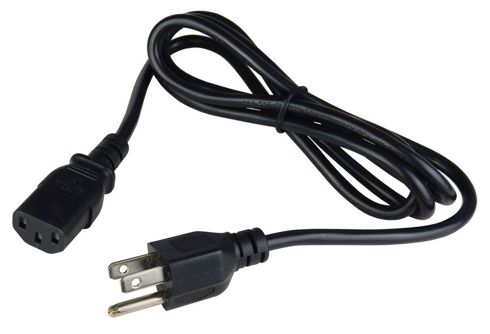 6' BLACK 18/3 DETACHABLE POWER CORD – Aretronics