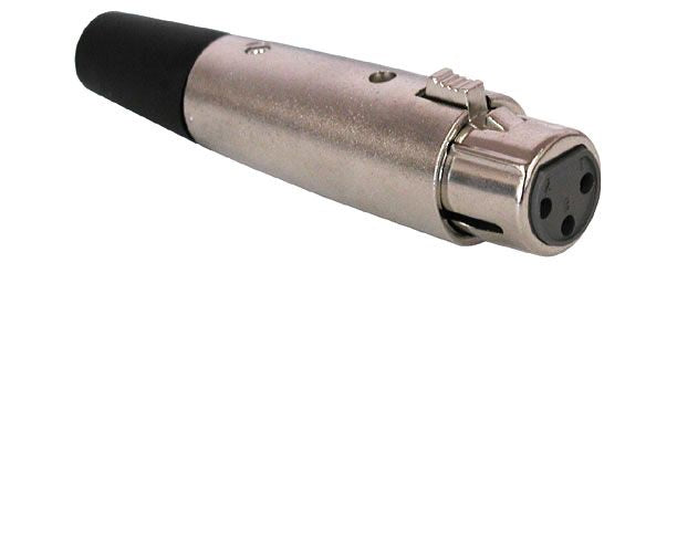 3 PIN FEMALE IN-LINE XLR CONNECTOR – Aretronics