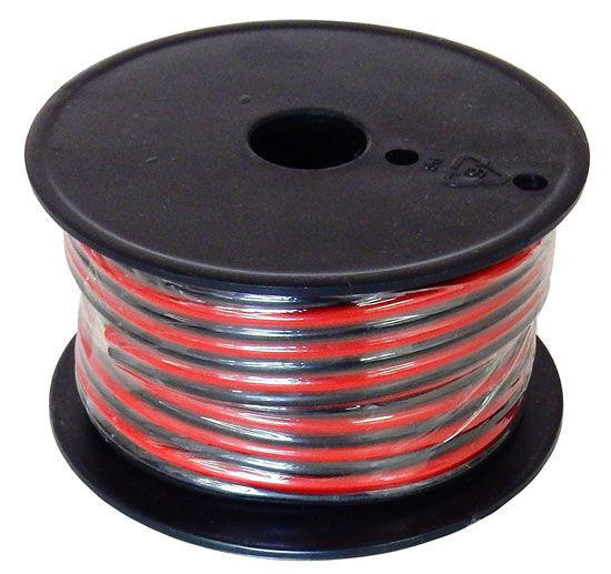 12 AWG RED/BLACK ZIP WIRE – Aretronics
