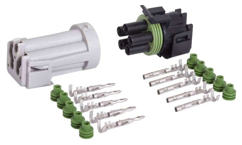 5-CONDUCTOR WEATHER PACK CONNECTOR KIT, 20-18 GA – Aretronics